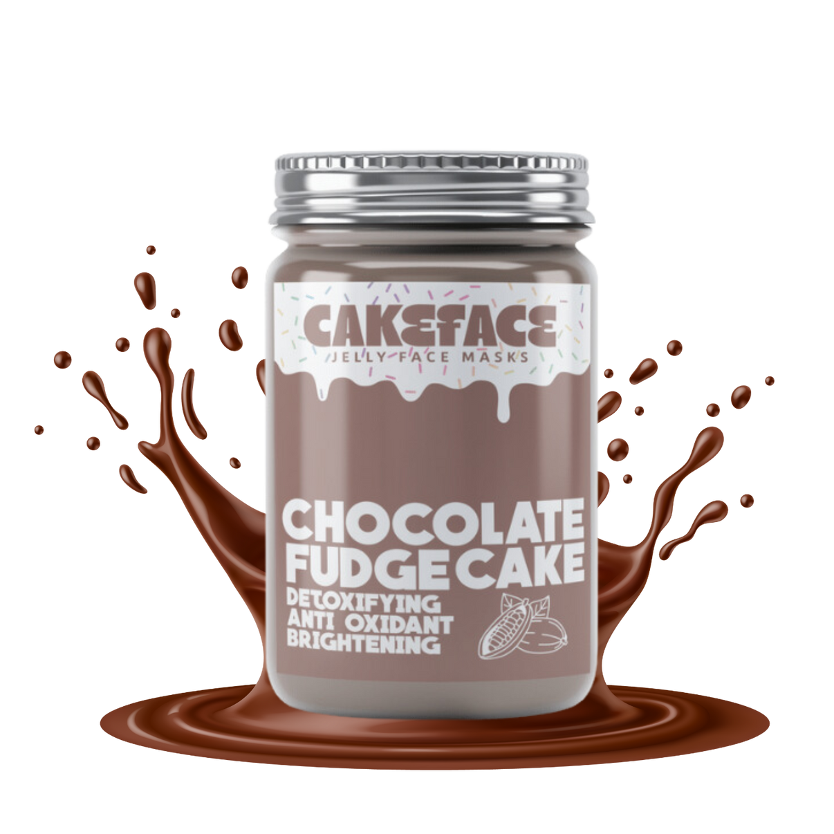 Chocolate Fudge Cake Jelly Face Mask – Cake Face Beauty